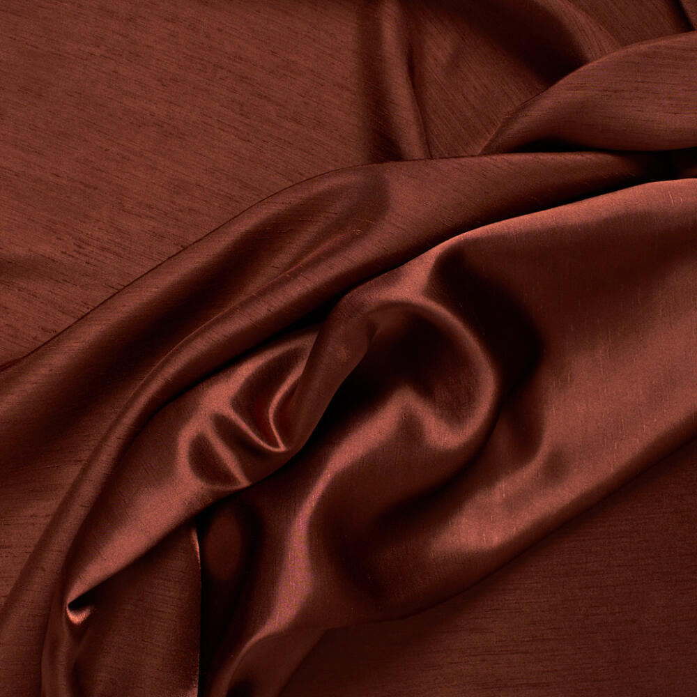 Chocolate Shantung - Ashley and Company