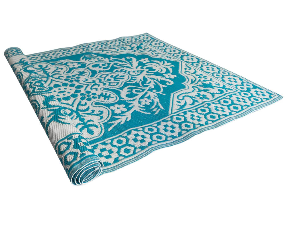 Turquoise Outdoor Rug - Ashley and Company