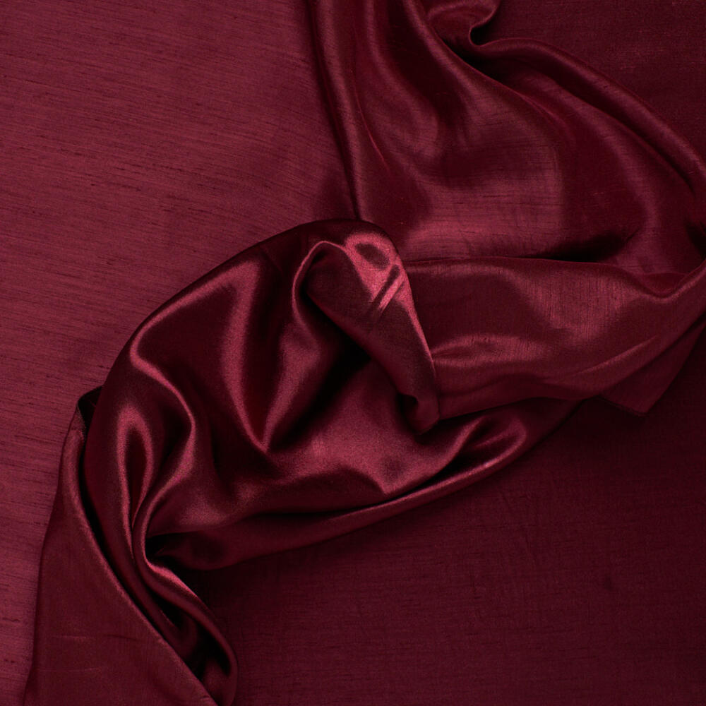 Maroon Shantung - Ashley and Company