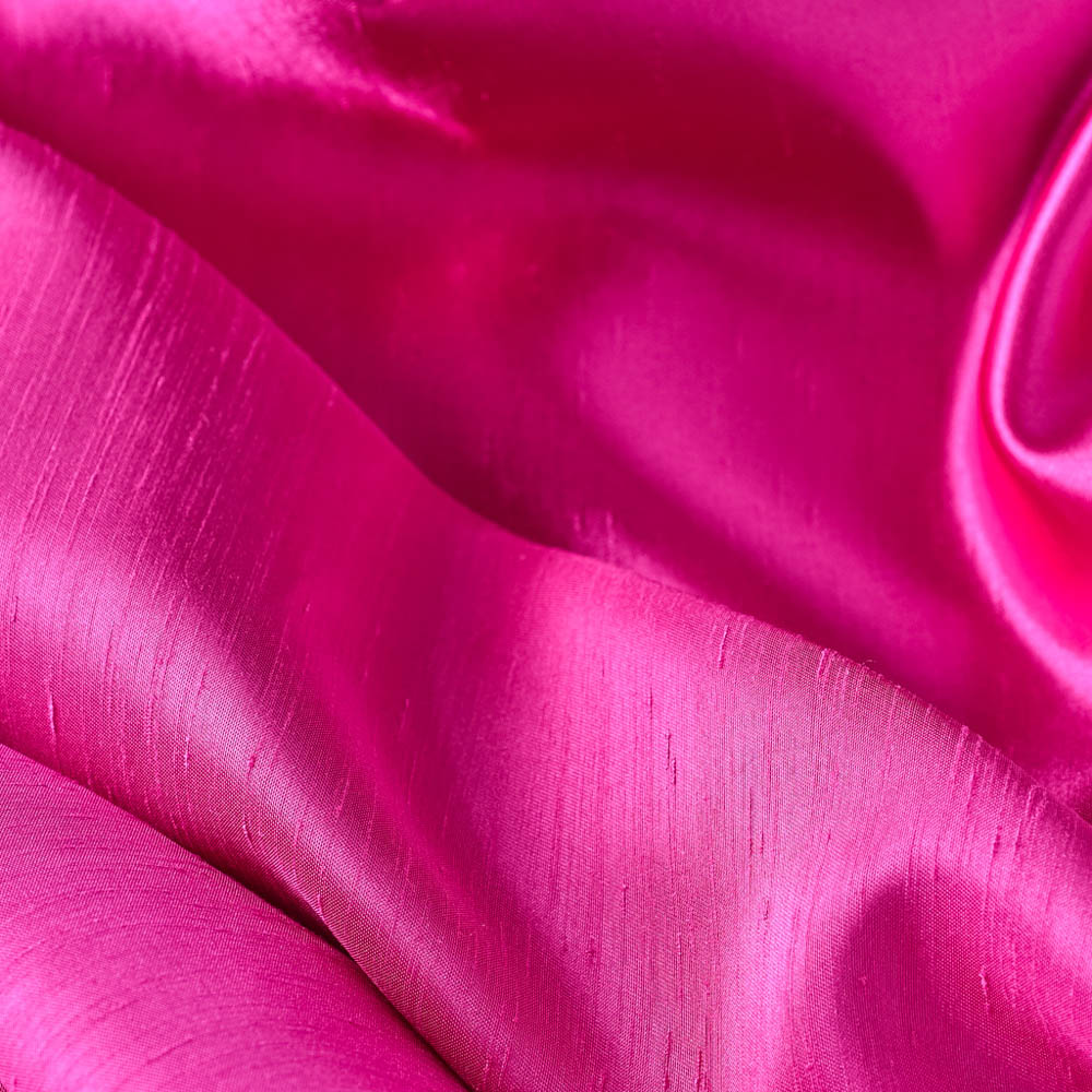 Hot Pink Shantung - Ashley and Company