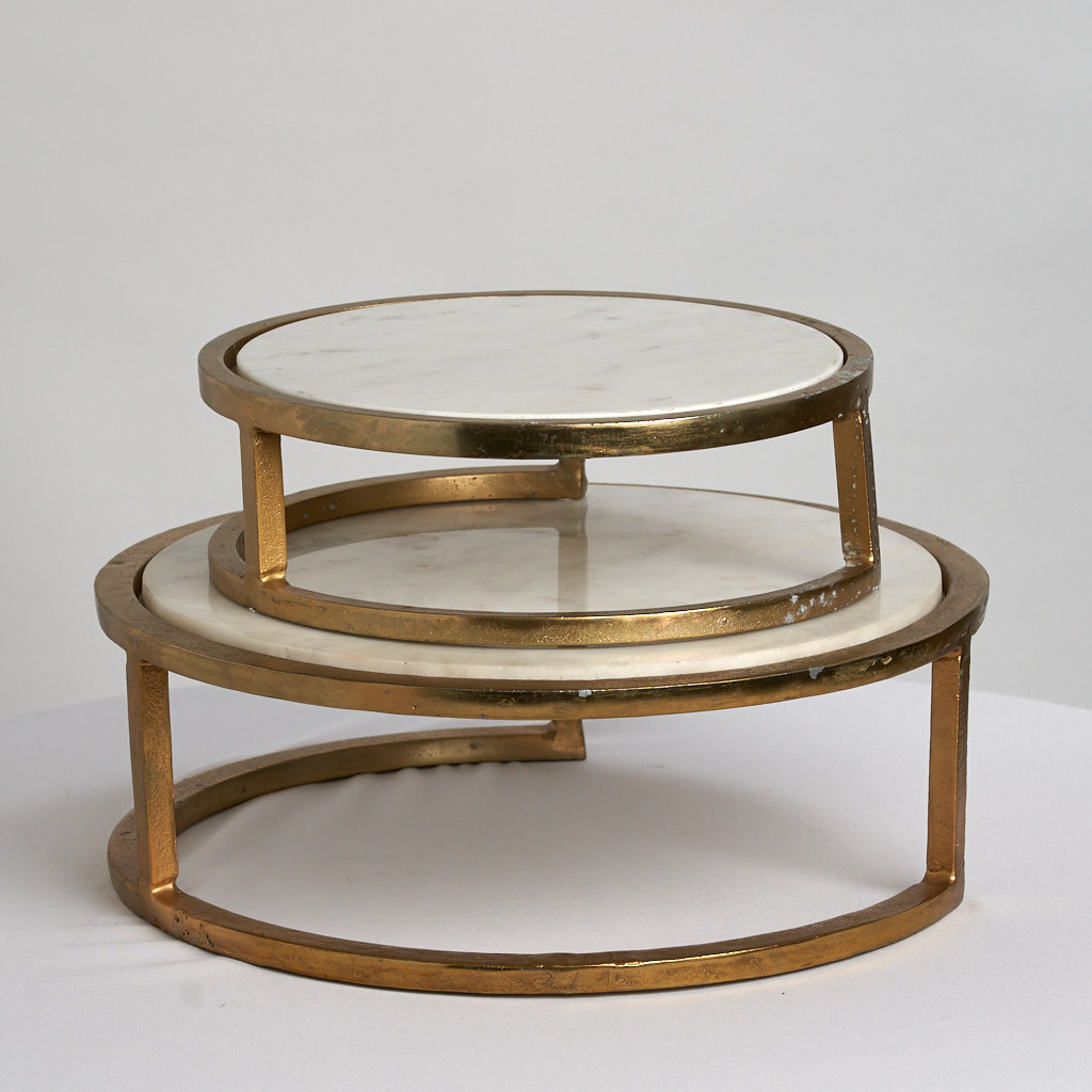 Marble Cake Plateau - Ashley and Company