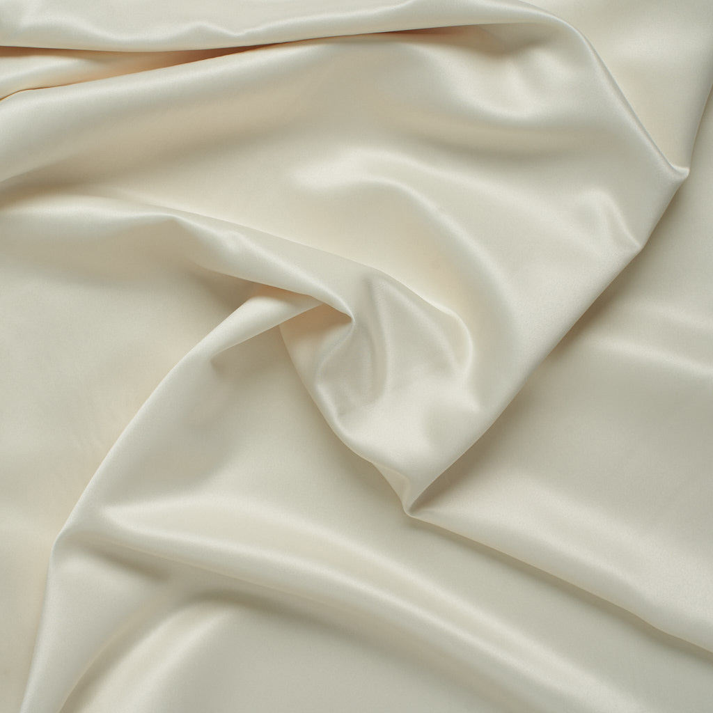 Ivory Matte Satin - Ashley and Company