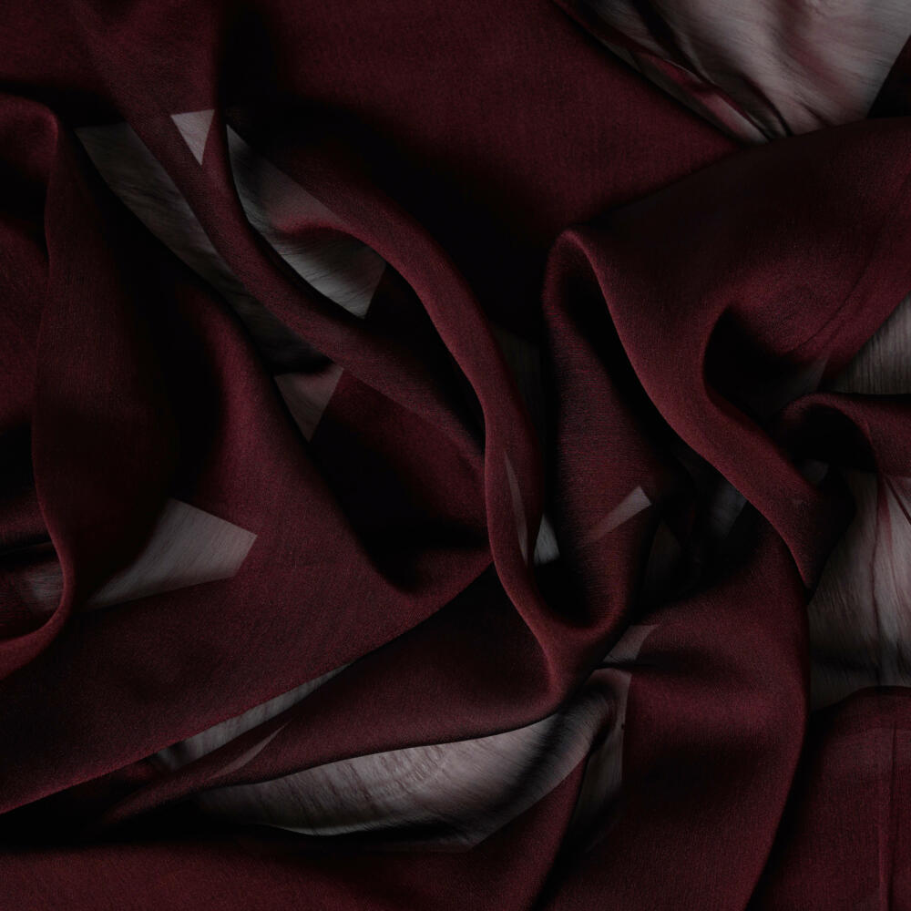 Maroon Organza Runner - Ashley and Company